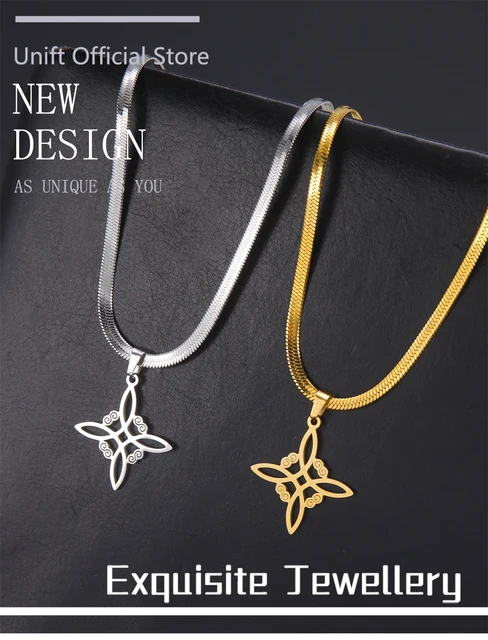 Stainless Steel Jewelry For Women Elemental Blessings Pendant Necklace ...