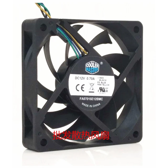 original 7015 7CM CPU fan FA07015E12BMC 12V 0.70A 4-wire PWM ...
