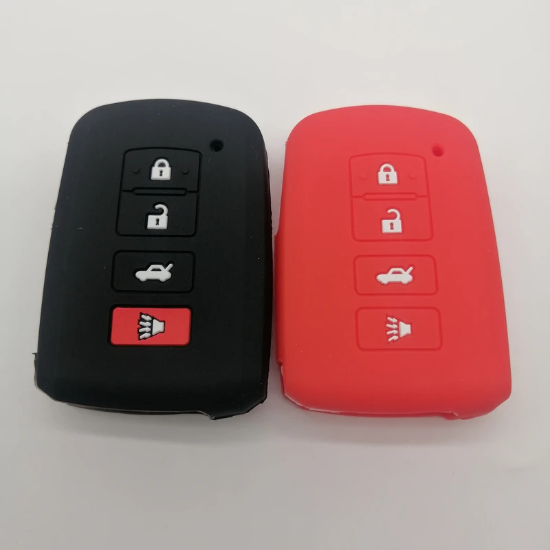Key Holder For 4 Buttons Toyota Camry Corolla Rav4 Keychain Key Covers ...