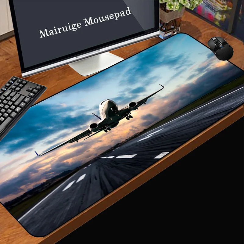 Mousepad-Plane-AIRPORT-Clouds-Mouse-Mat-Pc-Decoration-Gaming-Laptops ...