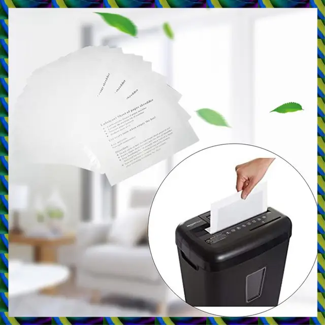 No-mess Shredder Oil Paper Sheets - Pack Of 6 Cleaning Sheets For Home ...