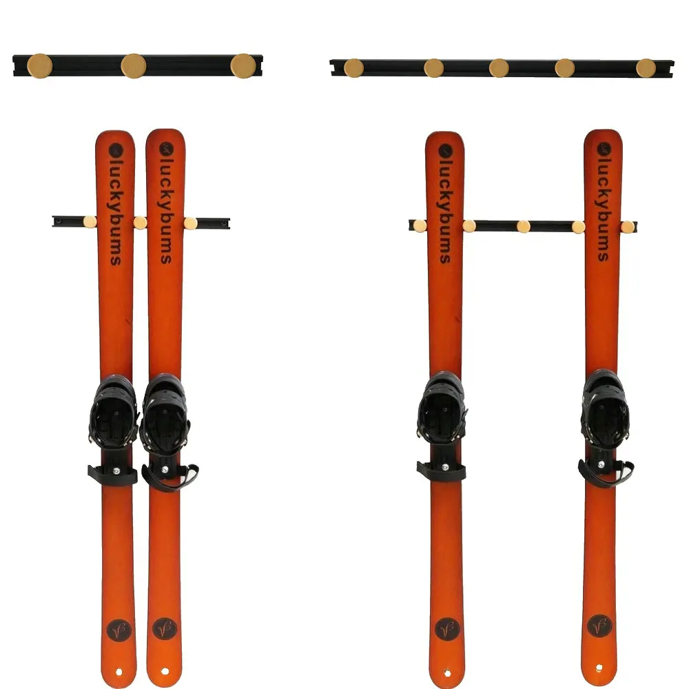 Ski Display Wall Mount, Indoor Floating Minimalist Storage Rack ,ski ...