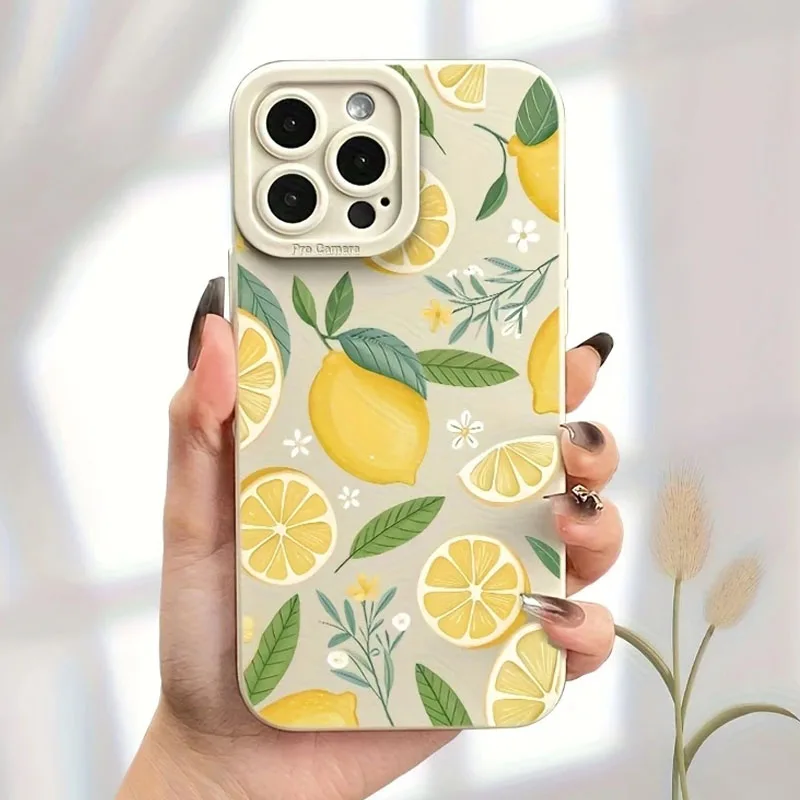 Cute Creative Fruit Lemon Phone Case For Xiaomi Redmi Note 14 13 12 11 ...