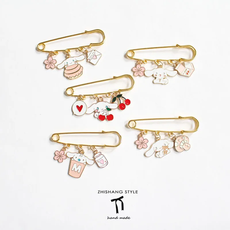 Broches Kawaii Sanrioed de Anime Cinnamoroll, Pin esmaltado de dibujos ...