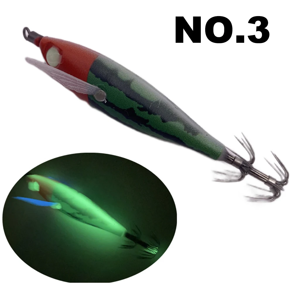 Fishing-Wood-Shrimp-Lure-Glow-In-Dark-Glowing-Prawn-Hook-Fluorescent ...