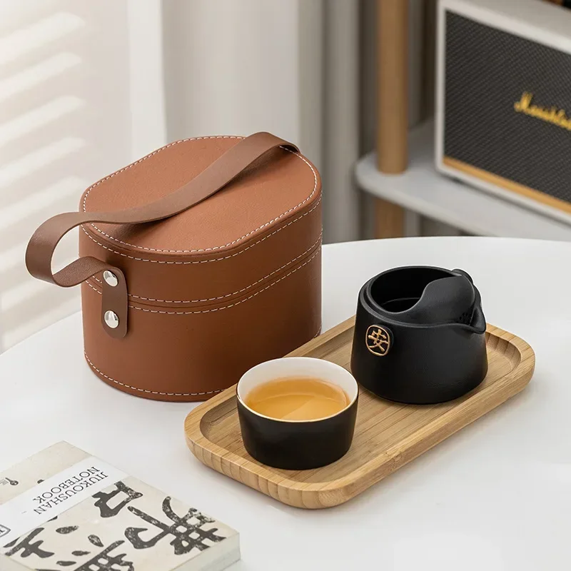 Kuaike Cup Travel Tea Set High End Souvenir Outdoor Camping Portable ...