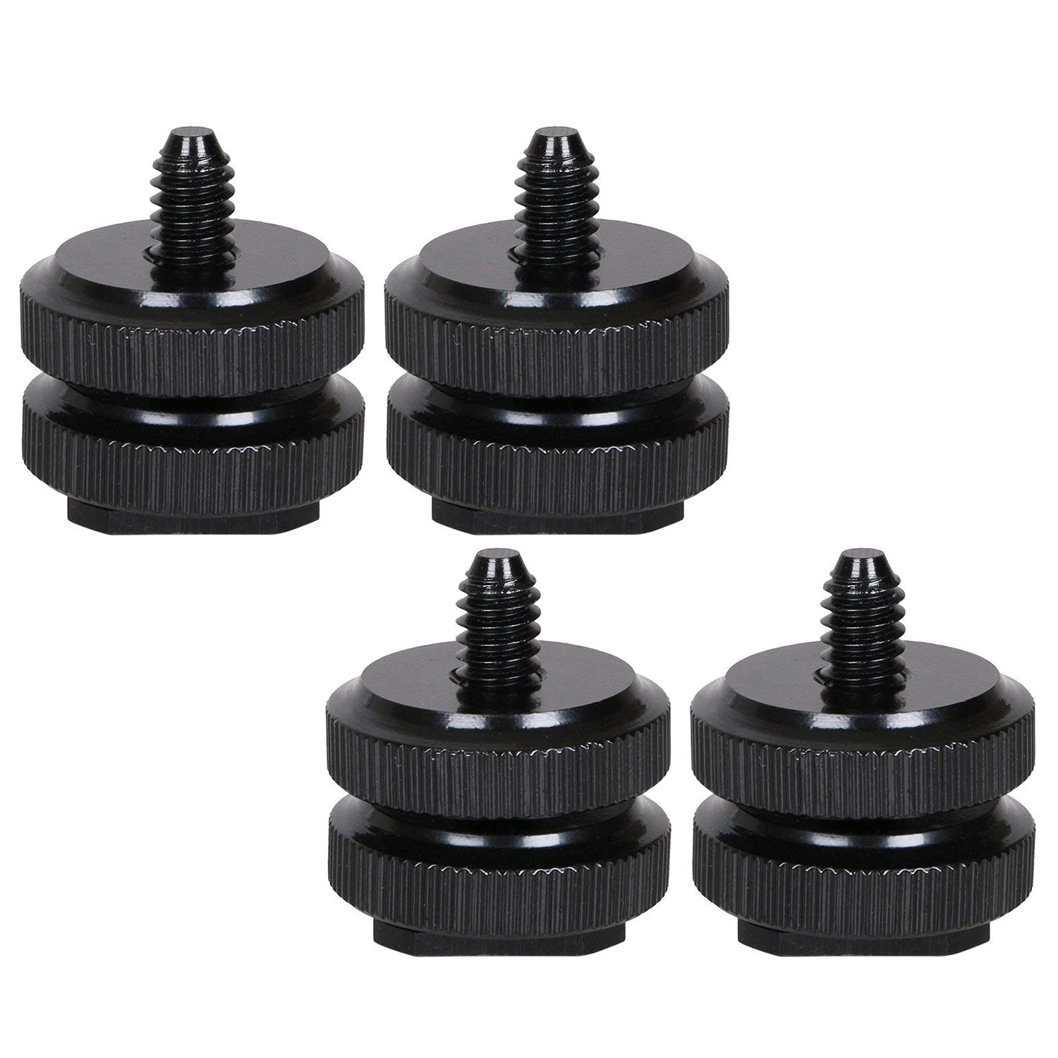 Camera-Hot-Shoe-Mount-to-1-4inch-20-Tripod-Screw-Adapter-Flash-Shoe ...