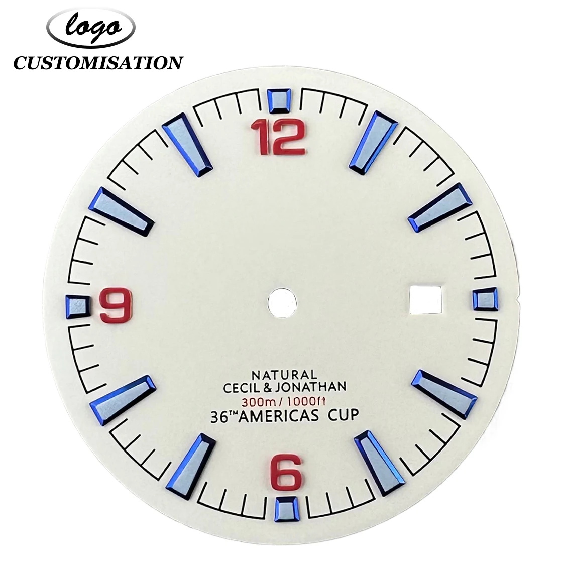 Customisable-logo-33-5mm-green-luminous-8215-2813-dial-For-8215-2813 ...