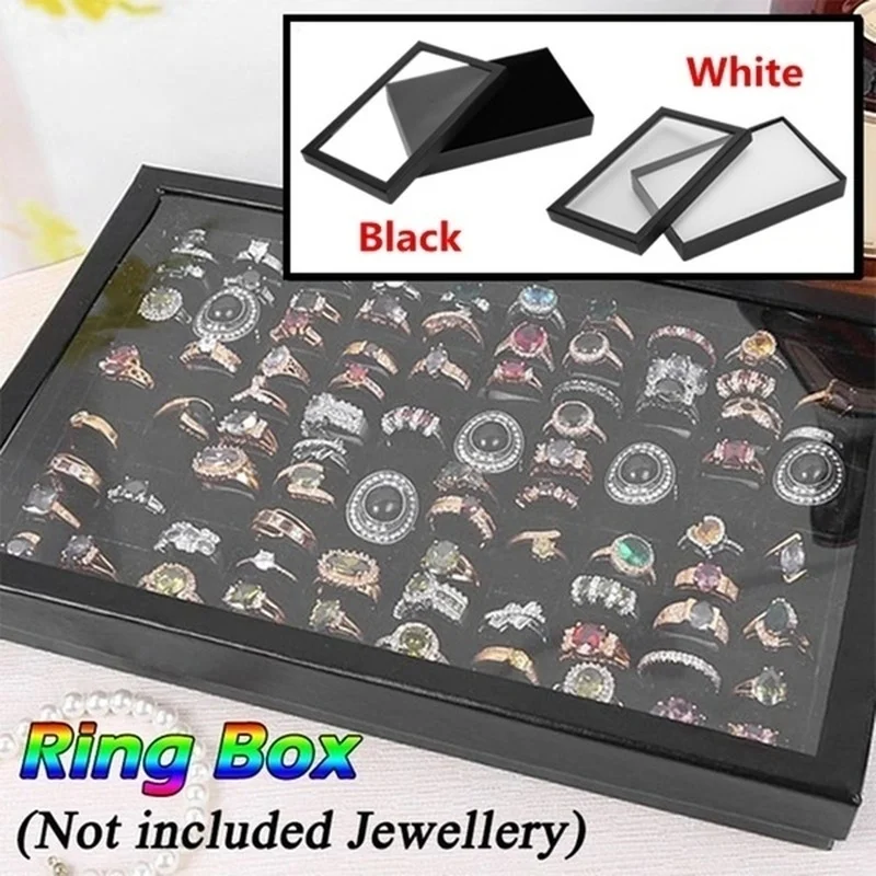 1PCS-Ring-Case-100-Slots-Ring-Box-Organizer-Holder-Jewelry-Display ...