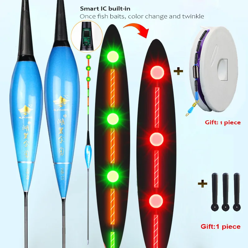 WLPFISHING Fishing Float Gravity Sensor Smart IC Build in LED Electric ...