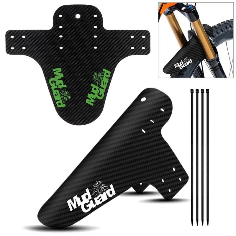 Fine-Bicycle-Fenders-Bike-Mudguard-Carbon-Fiber-Front-Rear-MTB-Mountain ...