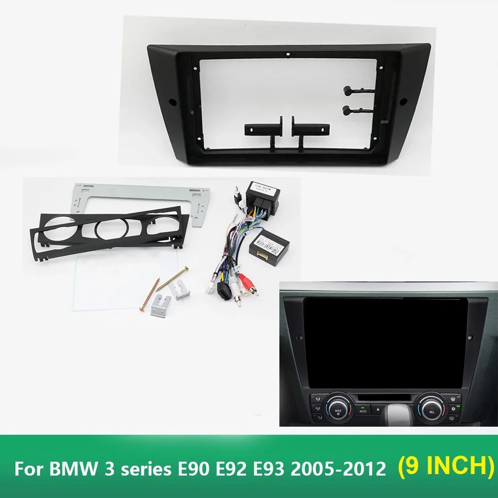 For-2004-2012-BMW-3-E90-E93-9INCH-Car-Radio-Fascias-Installation-Dash ...