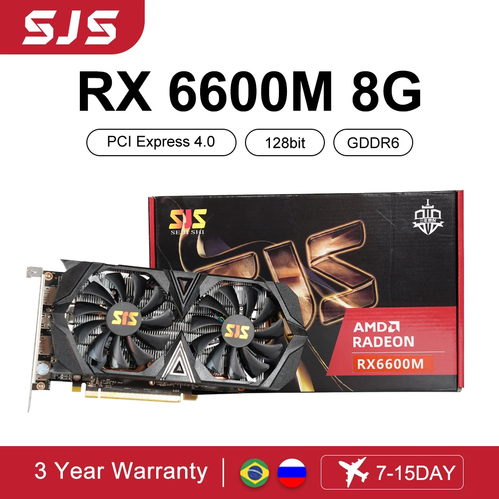 SJS-AMD-Radeon-RX-6600M-6600-8GB-Graphics-Card-GPU-GDDR6-RX6600M-2177 ...