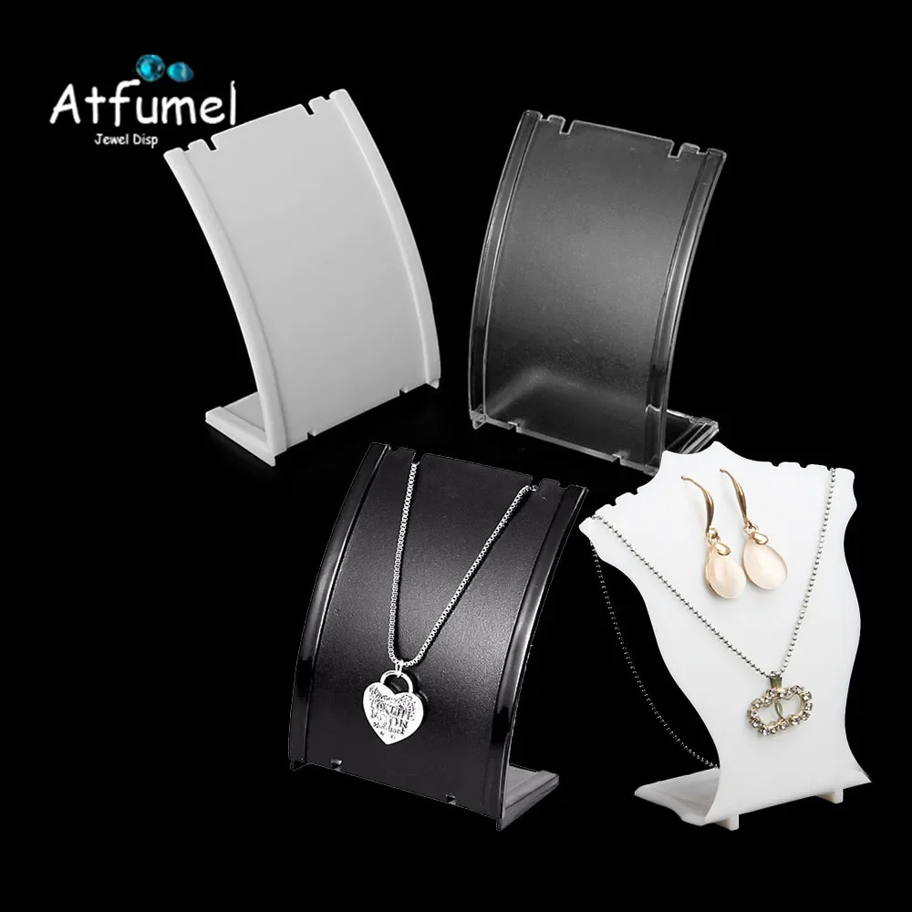 Plastic Necklace Holder Pendant Earrings Jewellry Rack Stud Jewelry ...