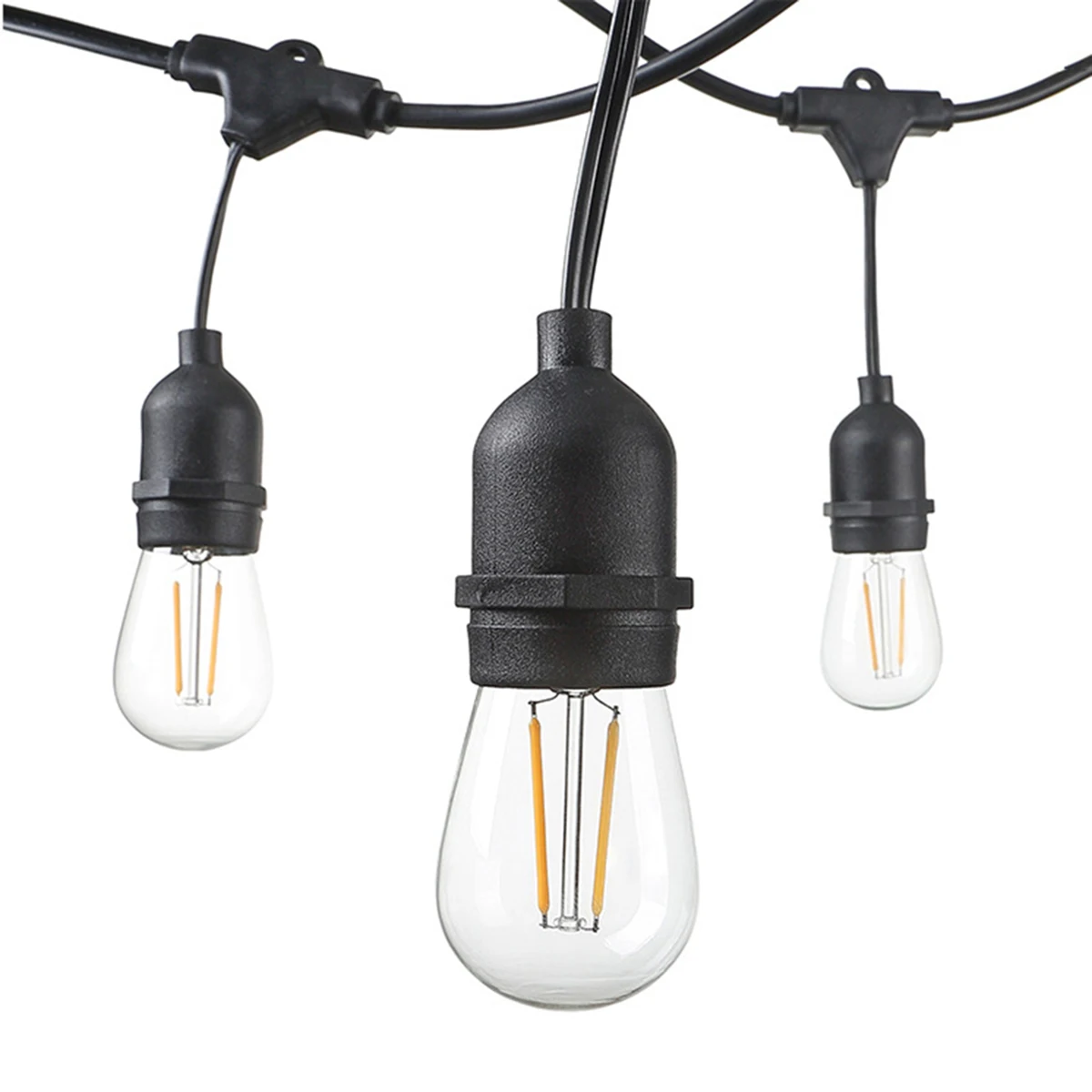 Outdoor String Lights LED S14 Globe Bulb 10M/15M Garden Lamps For ...