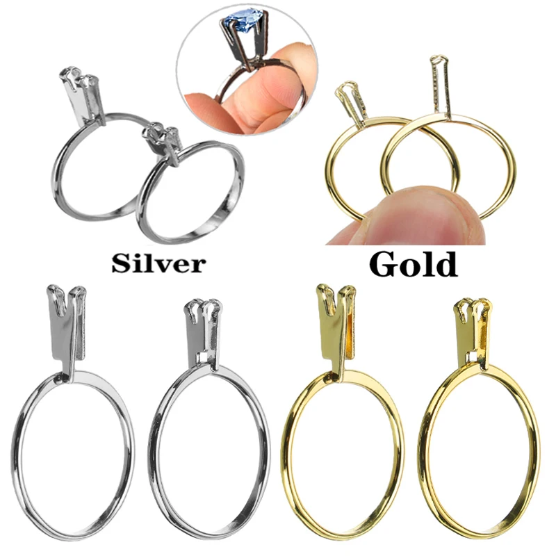 1-4pcs-Ring-Holder-Gemstone-Tools-Holder-For-Jewelry-Loose-Clip-Holding ...