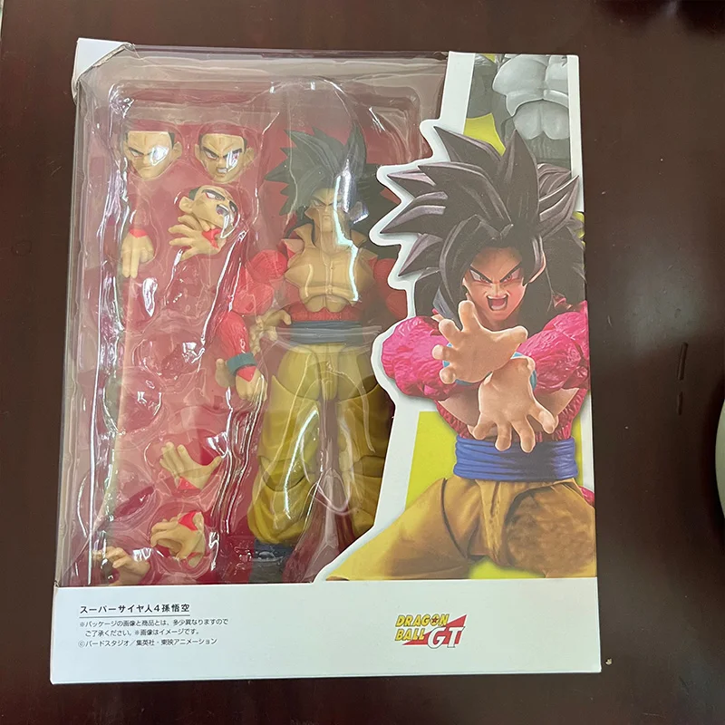 Dragon Ball SHF Super Saiyan 4 Son Goku Anime Action Figure Model Toys ...