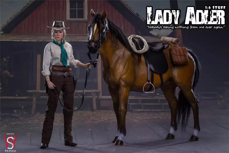 SWTOYS-FS042-West-Cowboy-Girl-Lady-Adler-con-caballo-versi-n-real-a-la ...