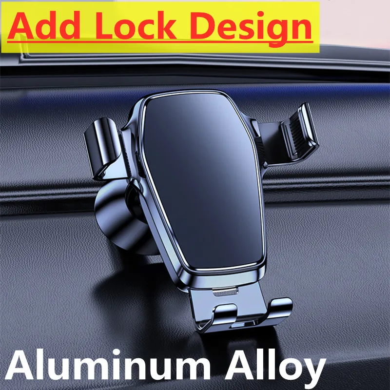 Auto LOCK Car Phone Holder Universal Smartphone Mobile Stand Cell GPS ...