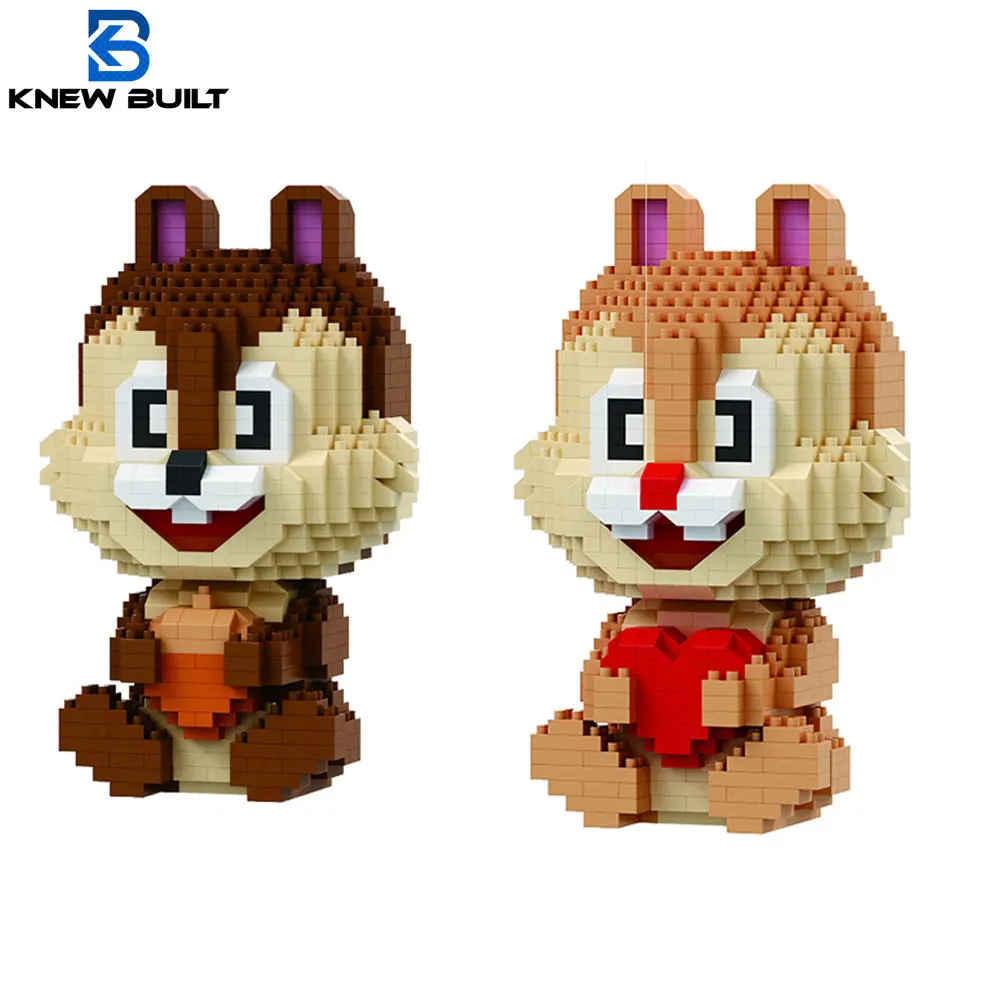 KNEW-BUILT-Squirrel-Model-Mini-Building-Blocks-Children-Learning-Toys ...