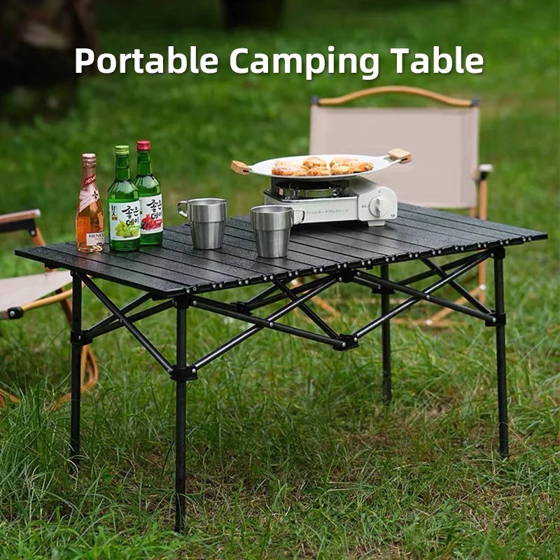 Folding-Camping-Table-Outdoor-Portable-Roll-Table-Carbon-Steel-Tourist ...