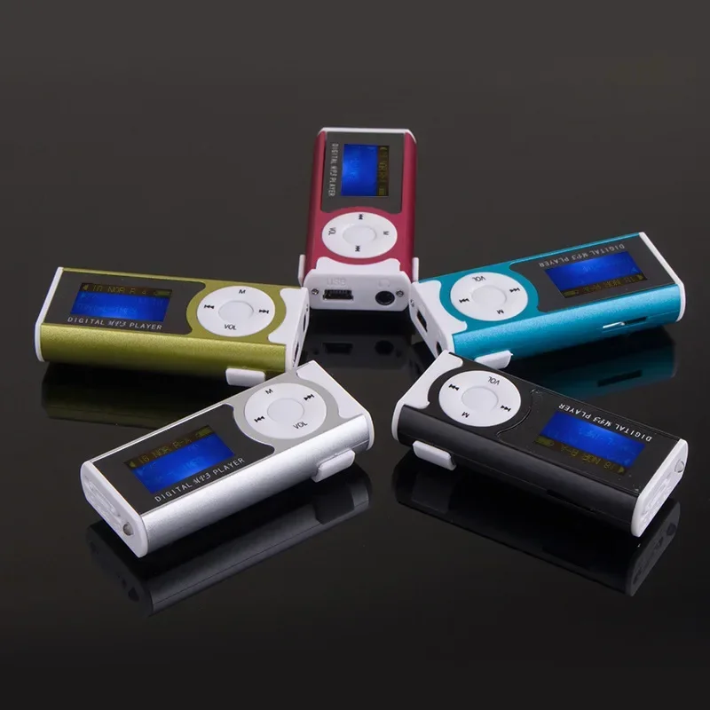 Portable-MP3-Card-with-Screen-MP3-with-Screen-Lamp-Clip-MP3-with ...