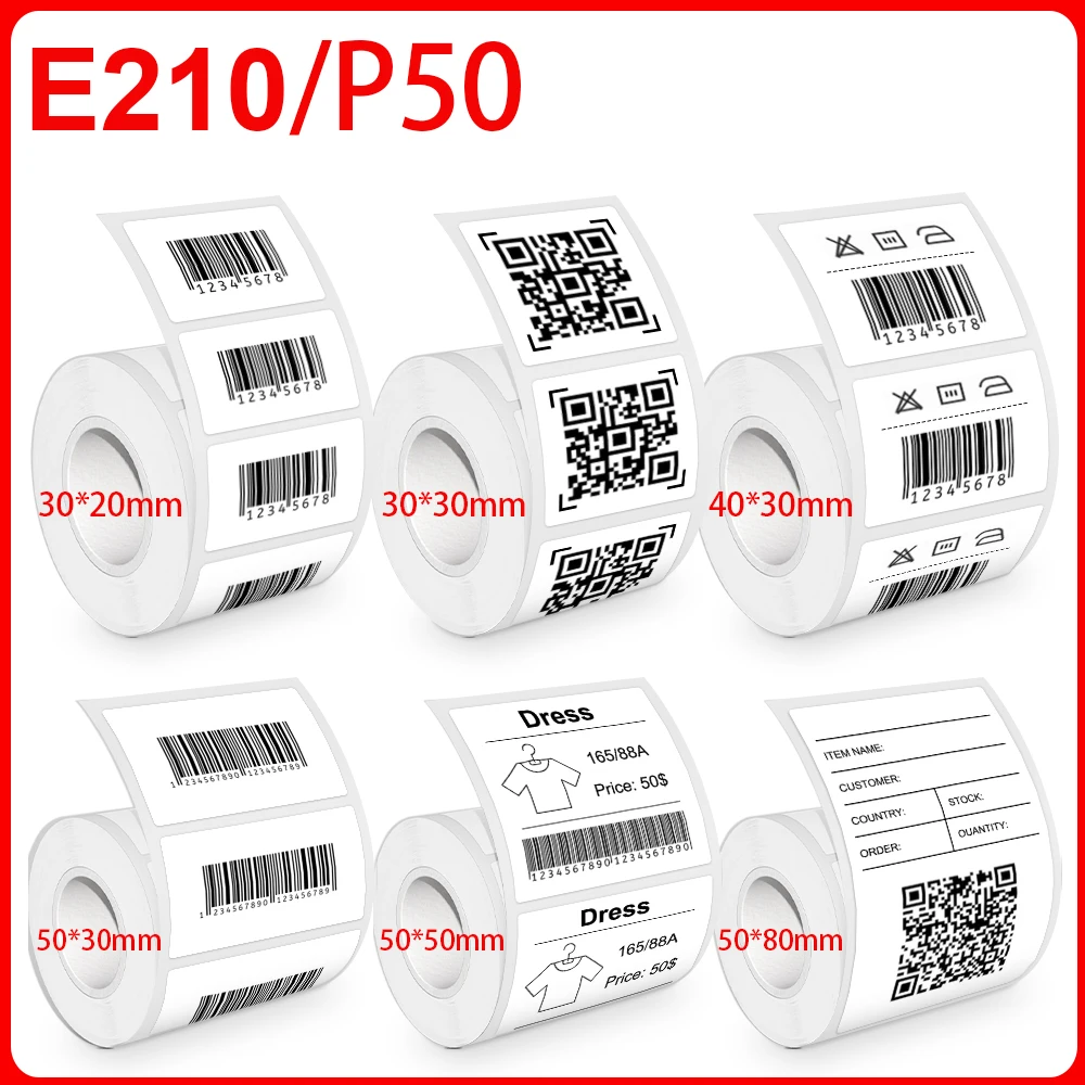 E210-Adheisve-Label-Sticker-Tape-for-Sticker-Printer-E210-Bluetooth ...