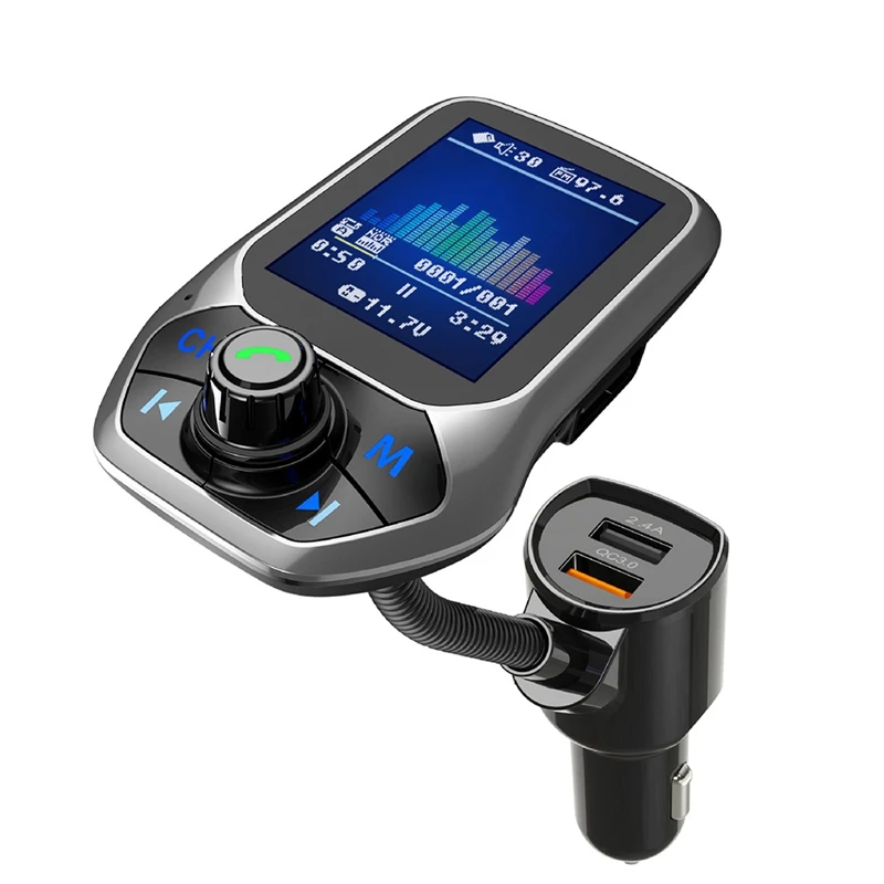 Wireless-Bluetooth-Hands-Free-Call-Car-Kit-FM-Transmitter-MP3-Player ...