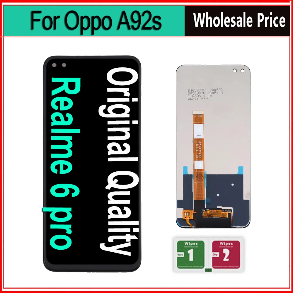 For Realme 6 Pro Lcd Original Display Touch Screen Digitizer Assembly ...