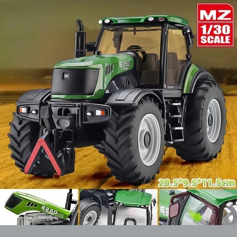 1-30-Tractor-Trailer-Toy-Car-Farm-Agricultural-Vehicle-Model-Truck ...