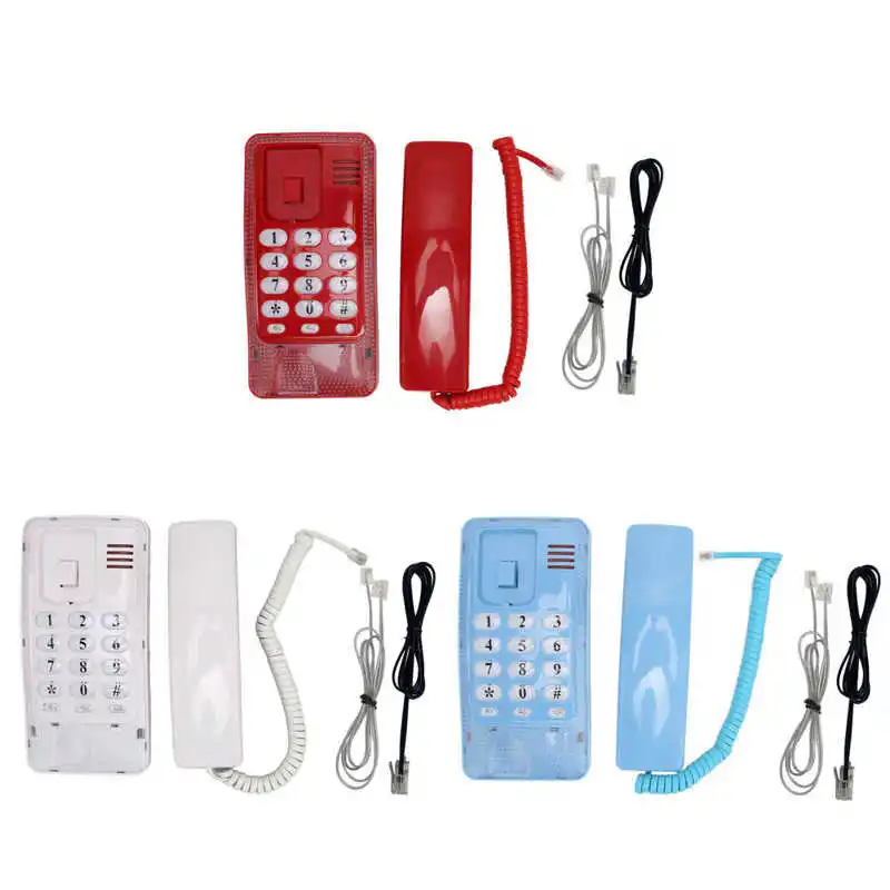 Teléfono con cable montado en la pared, retransmisión, impermeable, a ...