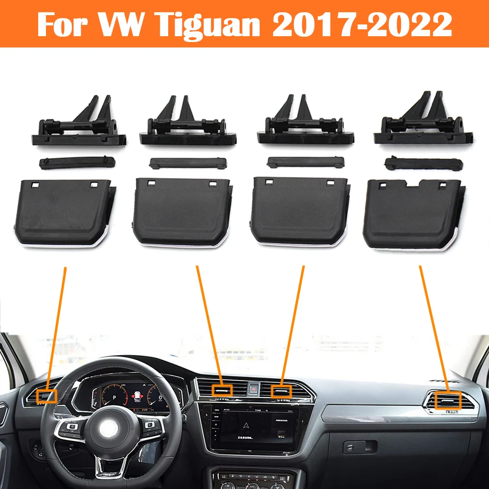 LHD RHD Car Air Conditioning AC Vent Grille Tab Clip Outlet Repair Kit ...