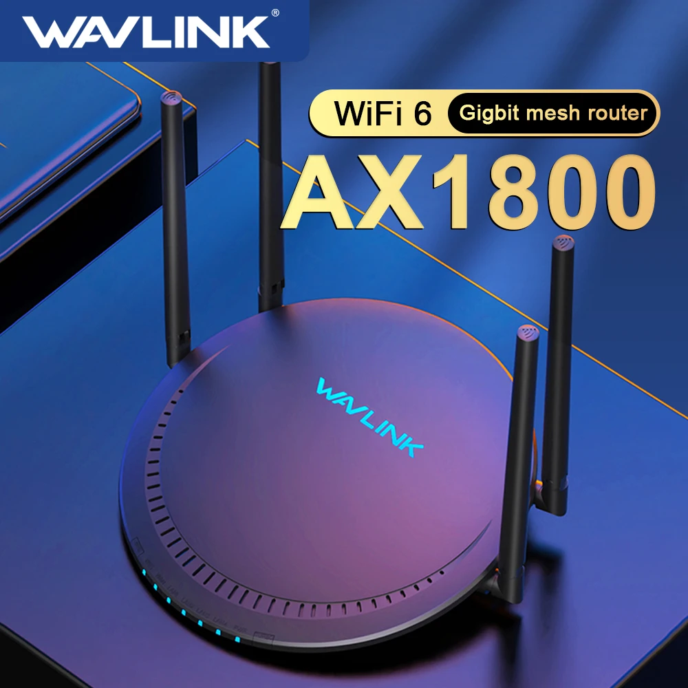 Wavlink AX1800 WiFi 6 Mesh 5GHz Dual Band WiFi Extender Wifi Router ...