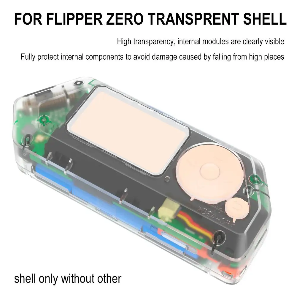 Transparent-Color-shell-For-Flipper-Zero-Light-Cure-3D-Printed-High ...