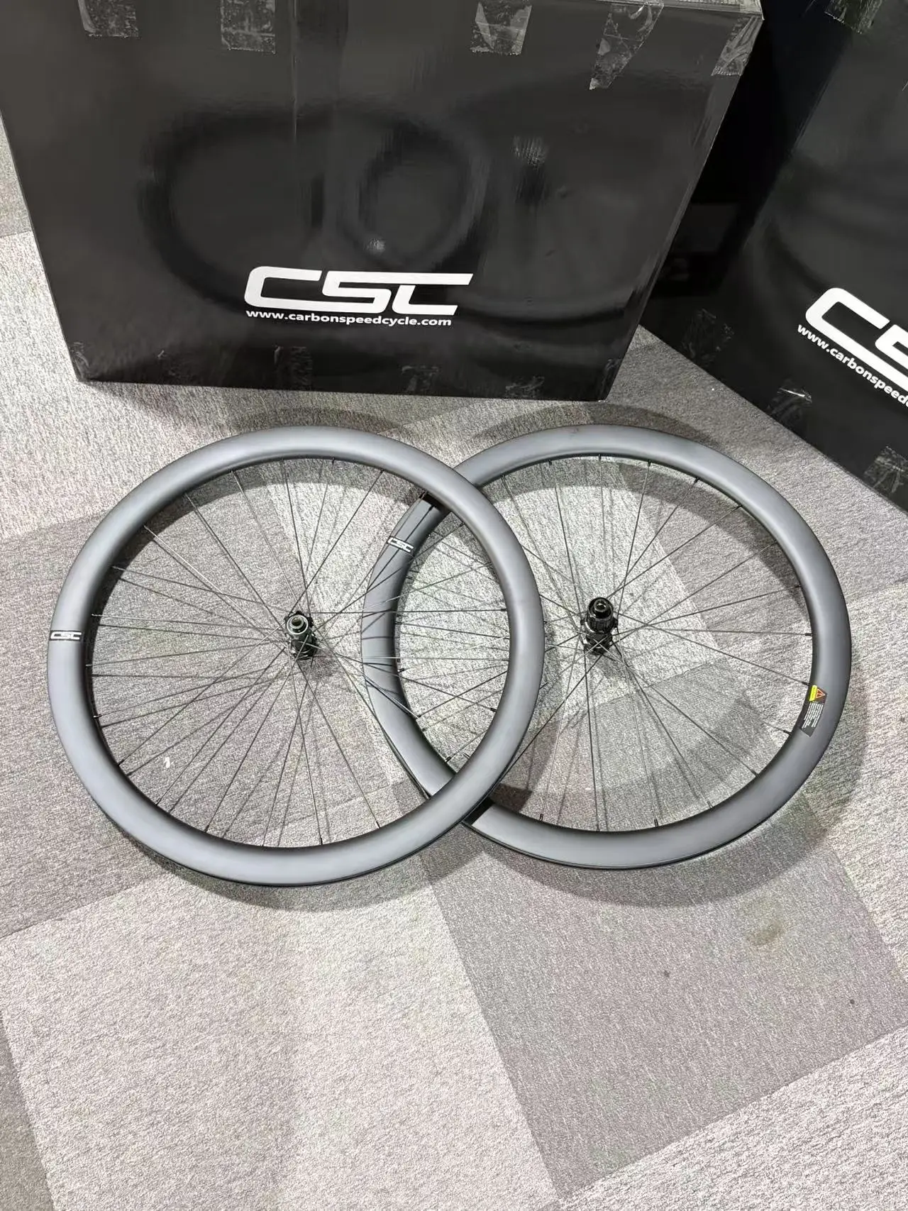 CSC 700C carbon wheels 35/38/40/45/50/58mm suitable for 54T mountain ...