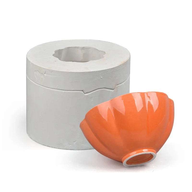 Ceramic-Plaster-Mold-Flower-Pattern-Bowl-Gypsum-Moulds-for-DIY-Clay ...