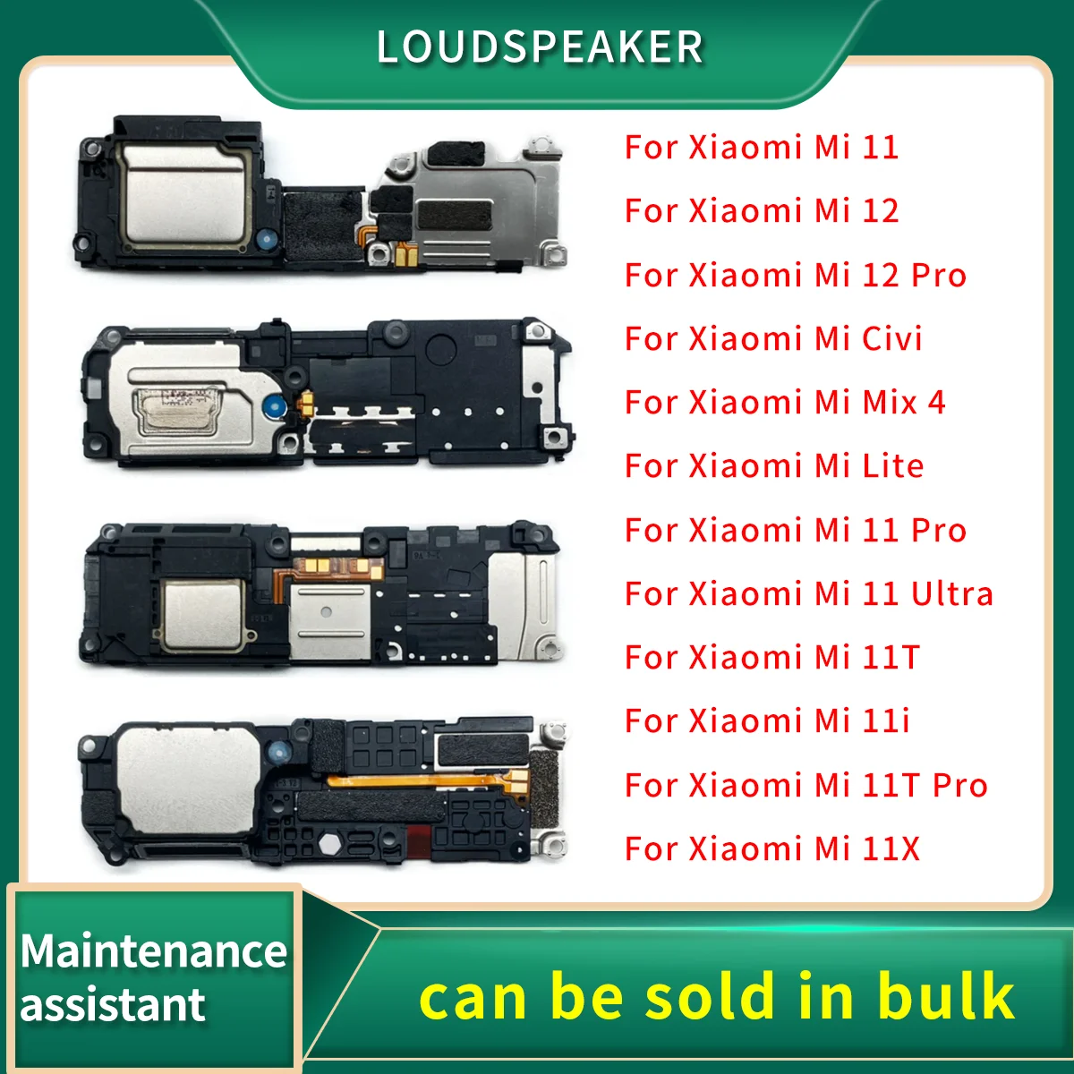 Loudspeaker For Xiaomi Mi 11 Lite 11i 11T 11X 12 Poco X4 Ultra Civi Pro ...