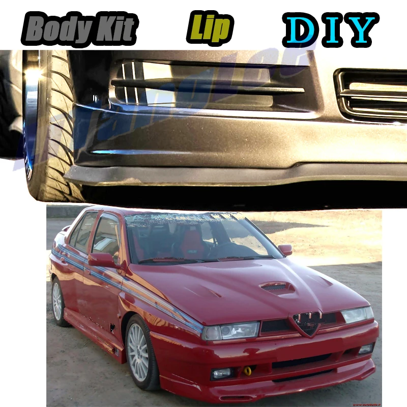 Car-Bumper-Lip-Front-Spoiler-Skirt-Deflector-For-Alfa-Romeo-33-155-AR ...