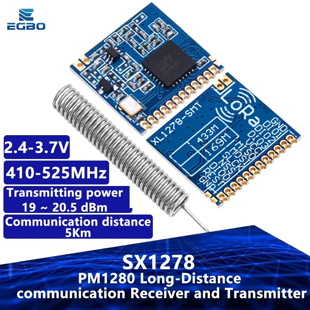 1-10PCS-RF-LoRa-module-SX1278-chip-PM1280-Long-Distance-communication ...