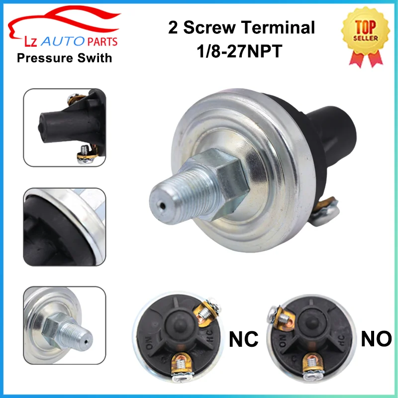 1/8-27NPT Oil Pressure Switch Sensor 78632-1PSI NC, 76051-2PSI NO ...