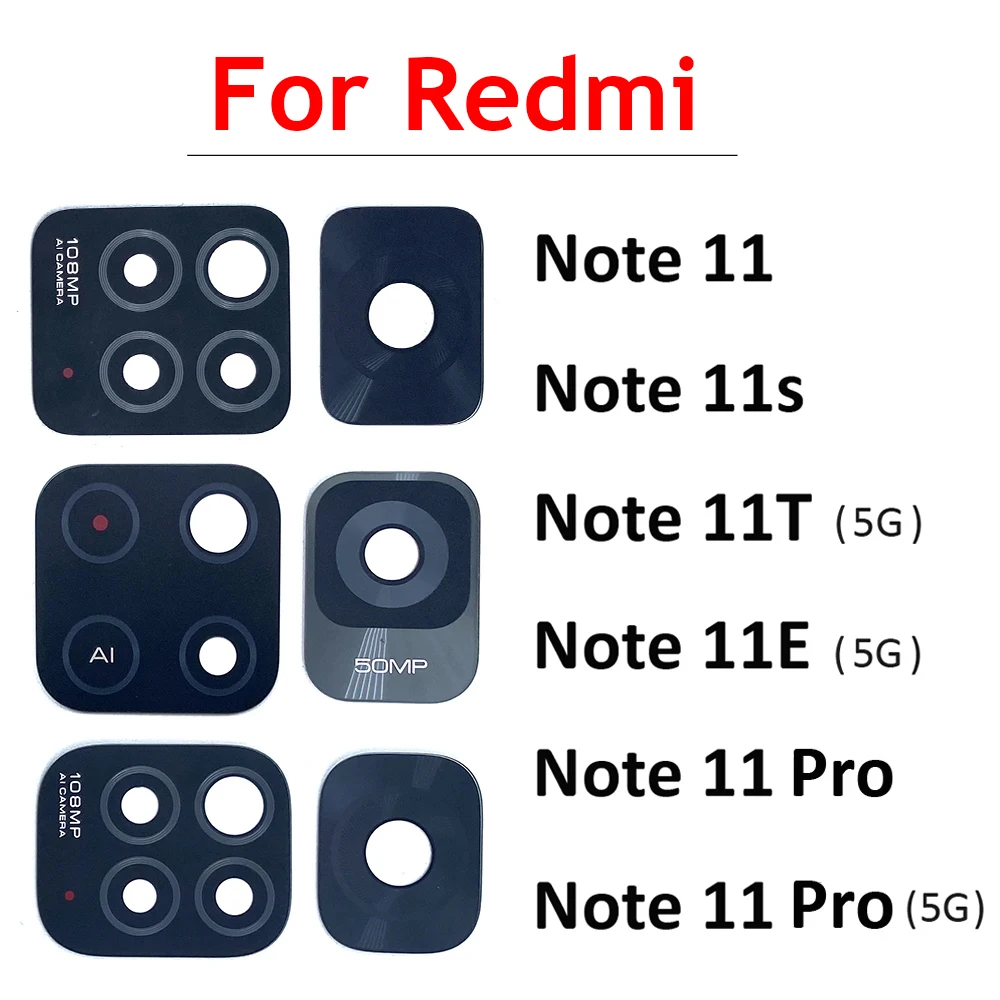 New-Camera-Lens-Back-Rear-Camera-Glass-Lens-For-Redmi-Note-11-Pro-Note ...