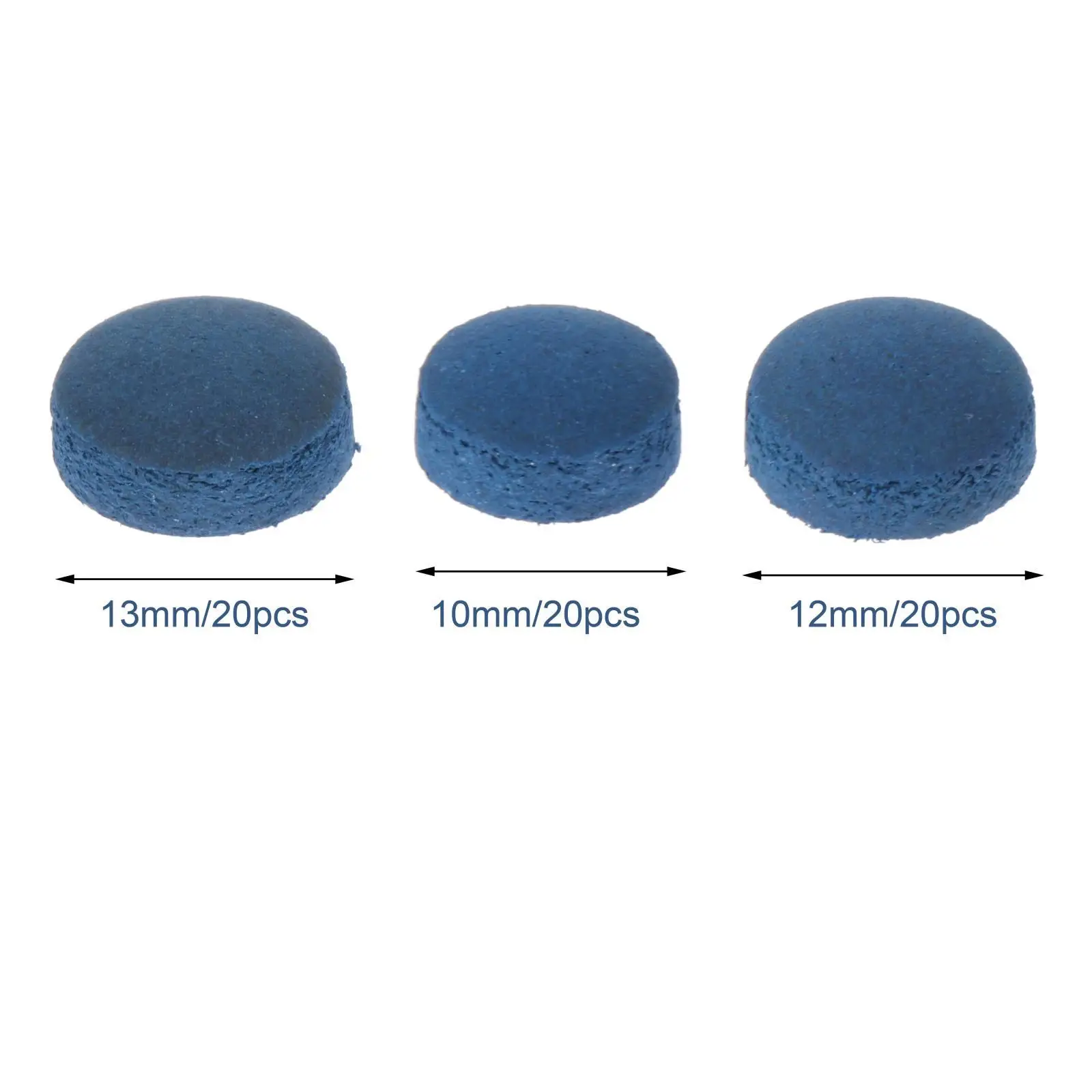 20x-Billiard-Cue-Tips-High-Hardness-Heads-Portable-Cue-Tips-Billiard ...