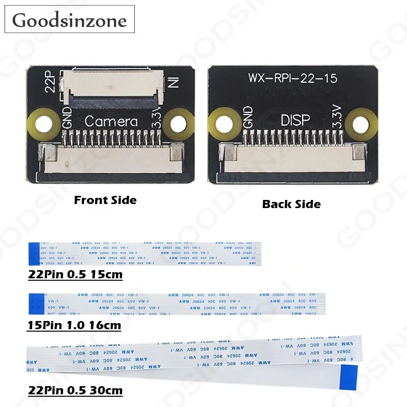 Raspberry Pi 5 DSI CSI Cable Adapter Kit, 4IN1 Camera Screen Expension ...