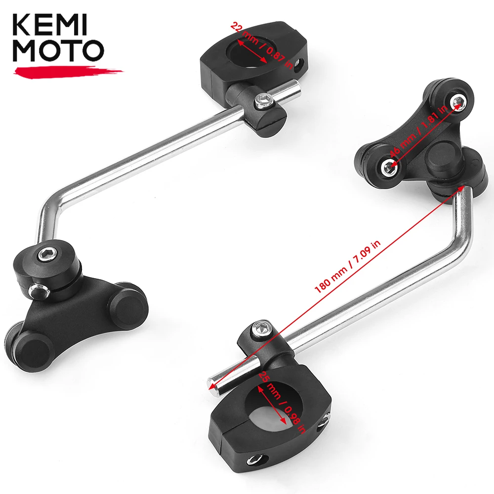 Windscreen Bracket Motorcycle 7/8" 22mm 25mm Universal Standard ...