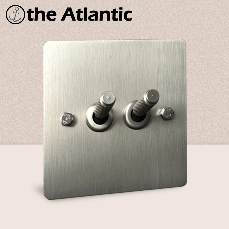 Wall-Switch-Light-Silver-Stainless-Steel-Panel-Power-Outlets-with-USB ...