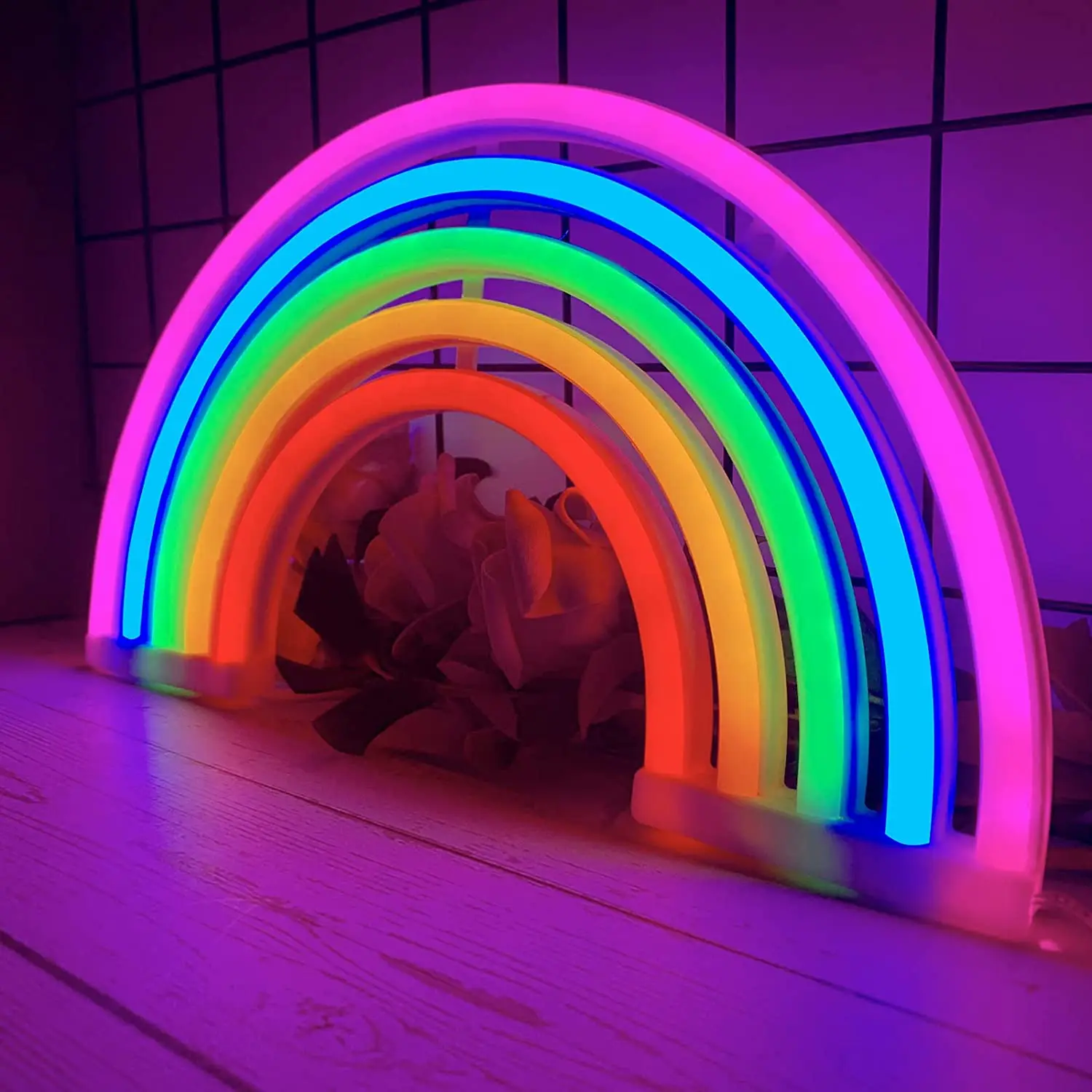 Christmas Decoration | Rainbow Lights Rooms | Rainbow Decorations ...
