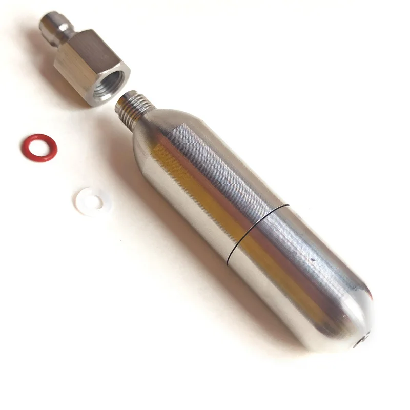 Refillable Compressed Air Can