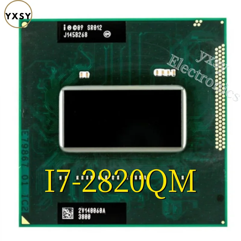 Intel Core i7 2820QM Processor Quad Core SR012 SOCKET G2 / rPGA988B i7 2820QM Laptop CPU 2.3GHz ...