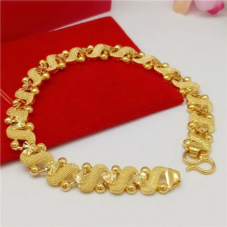 Punk Women Vietnam Shajin Bracelet Big S Star Shaped Gold Plated ...