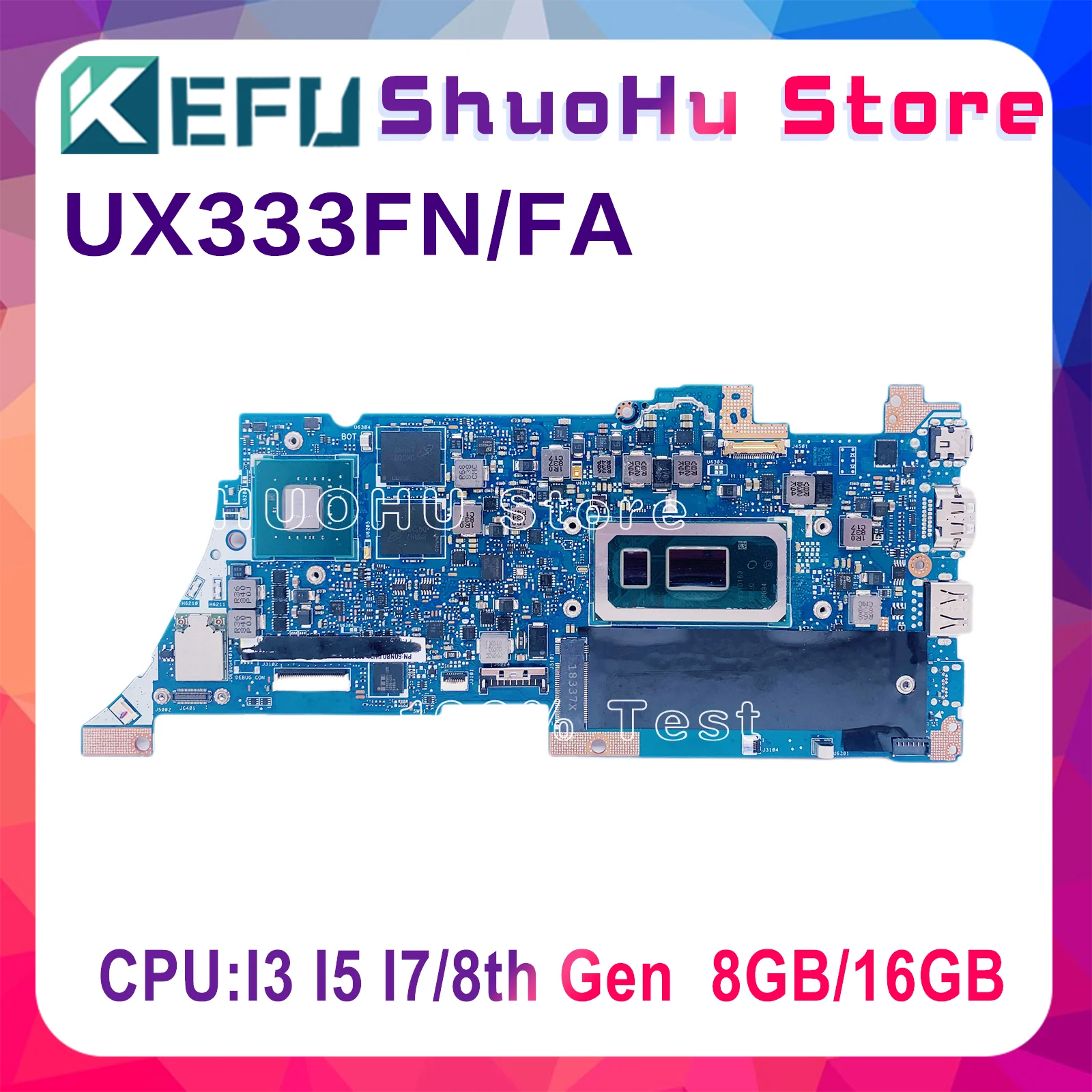 UX333FN-Mainboard-For-ASUS-ZenBook-13-UX333F-UX333-U3300FA-UX333FN ...